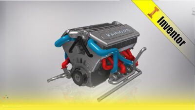 Autodesk Inventor Modeling V12 Engine | KAMMAR9